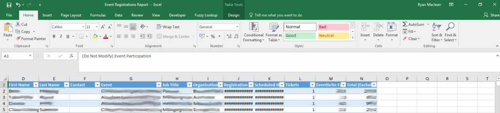 Adding a missing column to an Excel Template – Ryan Maclean