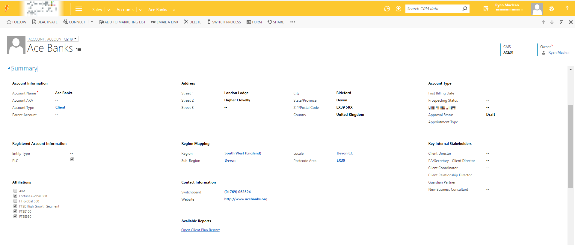Designing CRM Forms for User Experience – Ryan Maclean